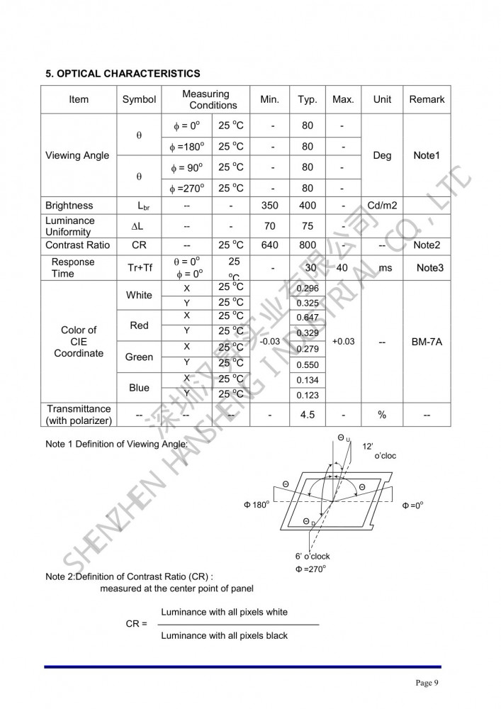 HS20S010B datasheet page 10