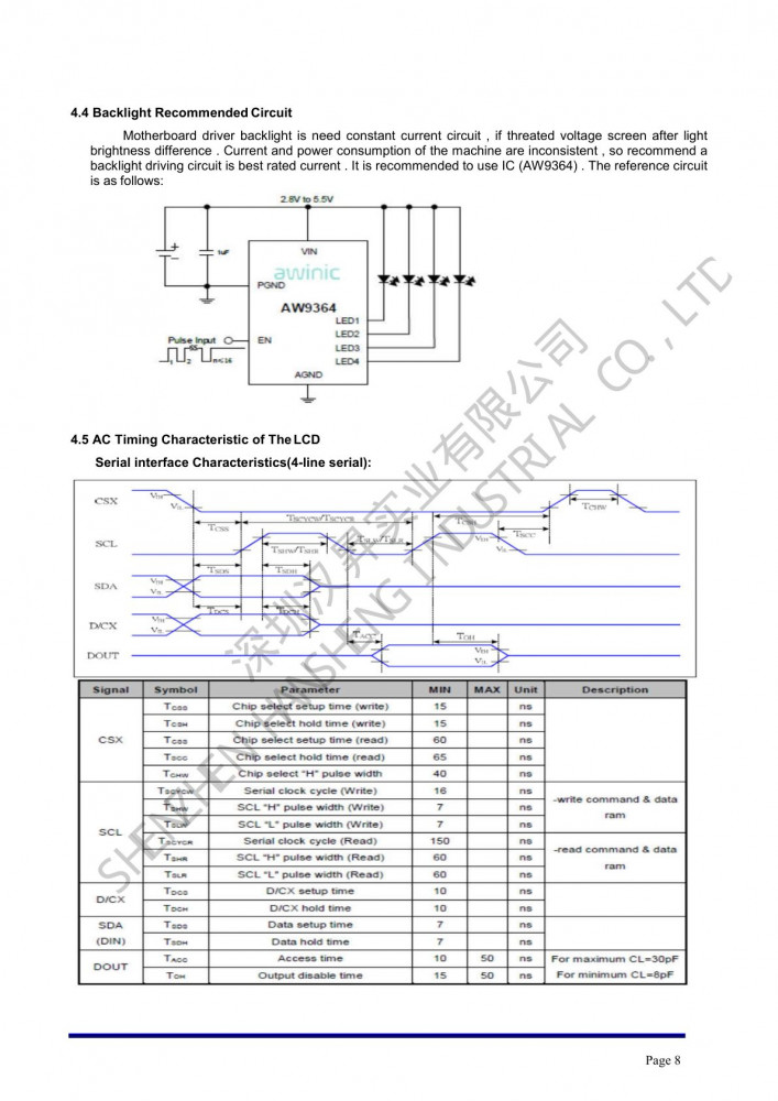 HS20S010B datasheet page 9