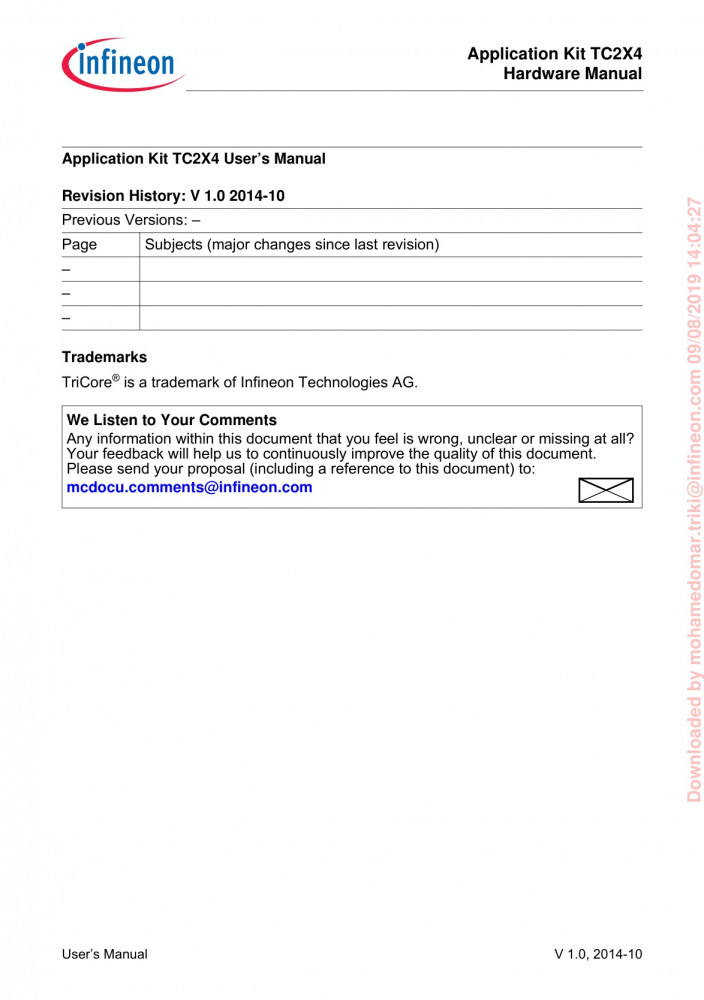 Application Kit TC2X4 manual page 4