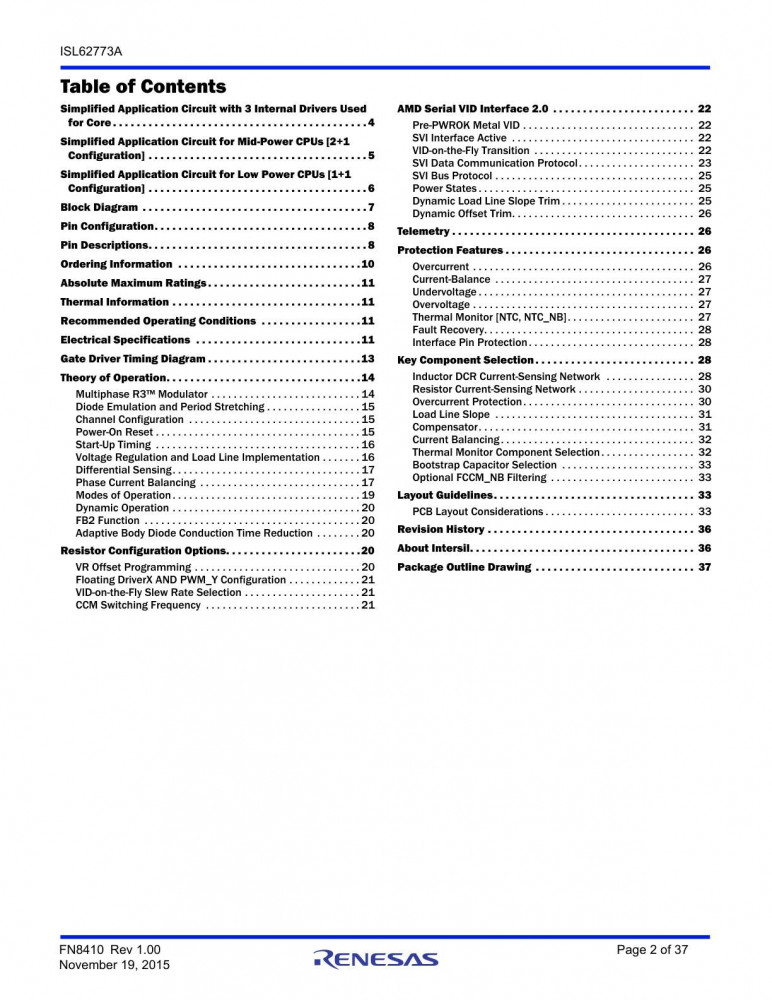 ISL62773A datasheet page 2