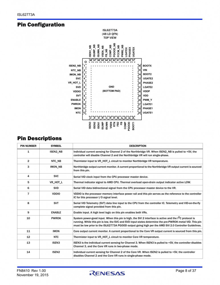 ISL62773A datasheet page 8