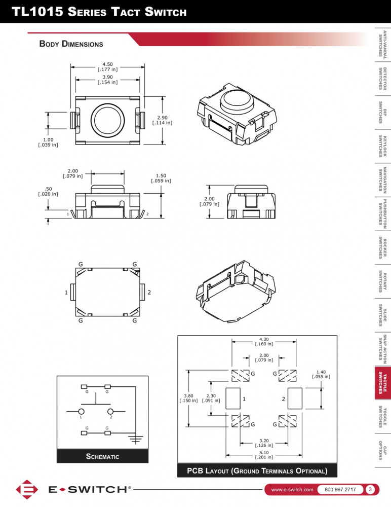 TL1015AF160QG technical document page 2