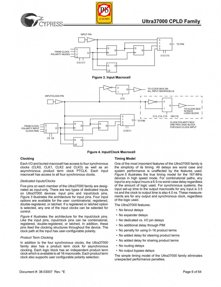 CY37128VP160-83AXC document page 6