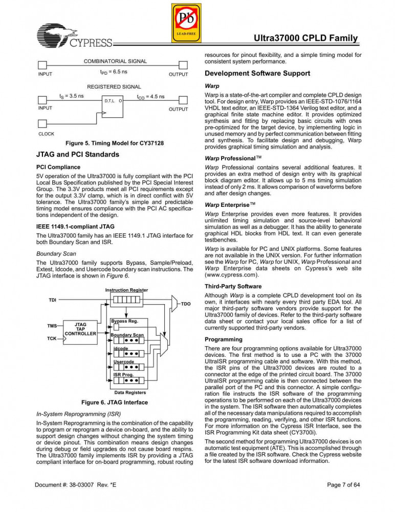 CY37128VP160-83AXC document page 7
