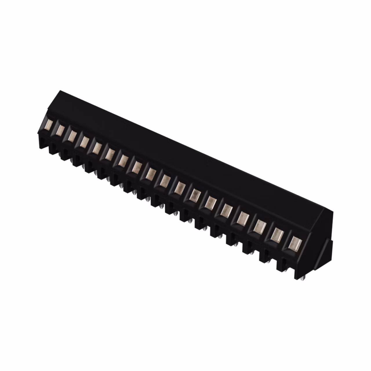 5.08mm Pitch Beau Eurostyle Low Profile, Fixed Block, 35° Wire Entry, Modular, 18 Circuits for sale