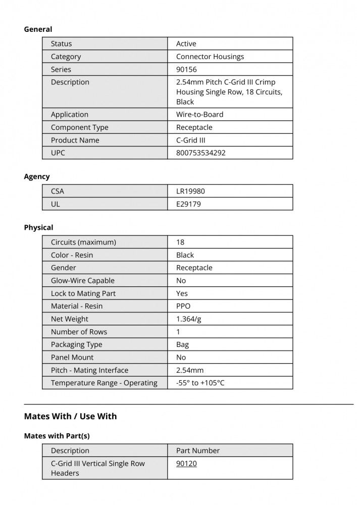 901560158 product document, page 2