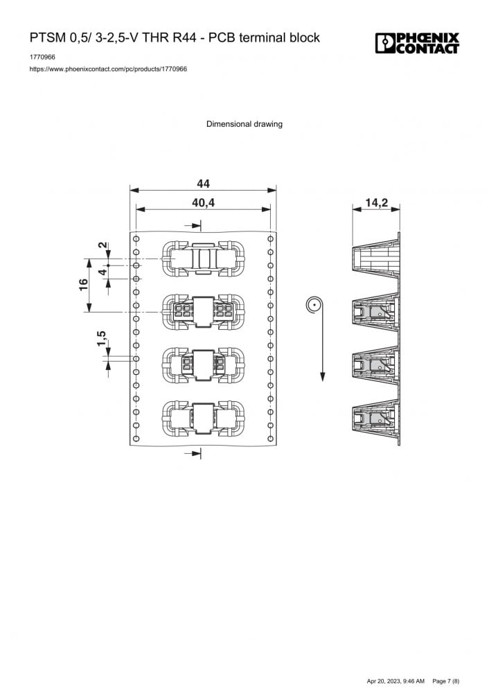 Phoenix Contact 1770966 product documentation page 7