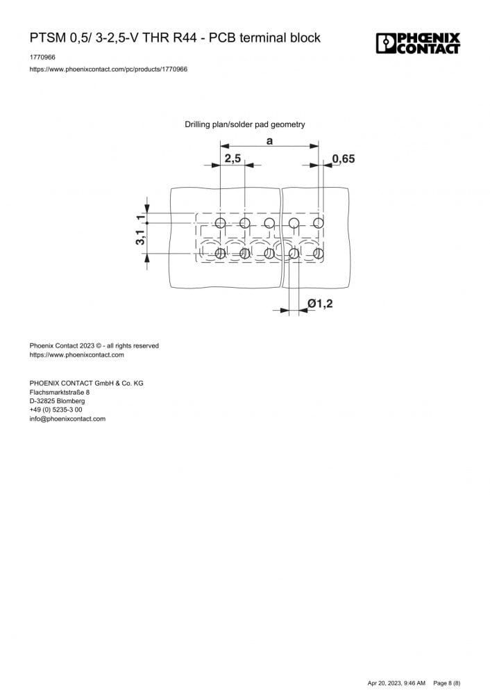 Phoenix Contact 1770966 product documentation page 8