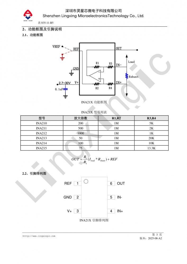 INA213AIDCKR(LX) datasheet page 5