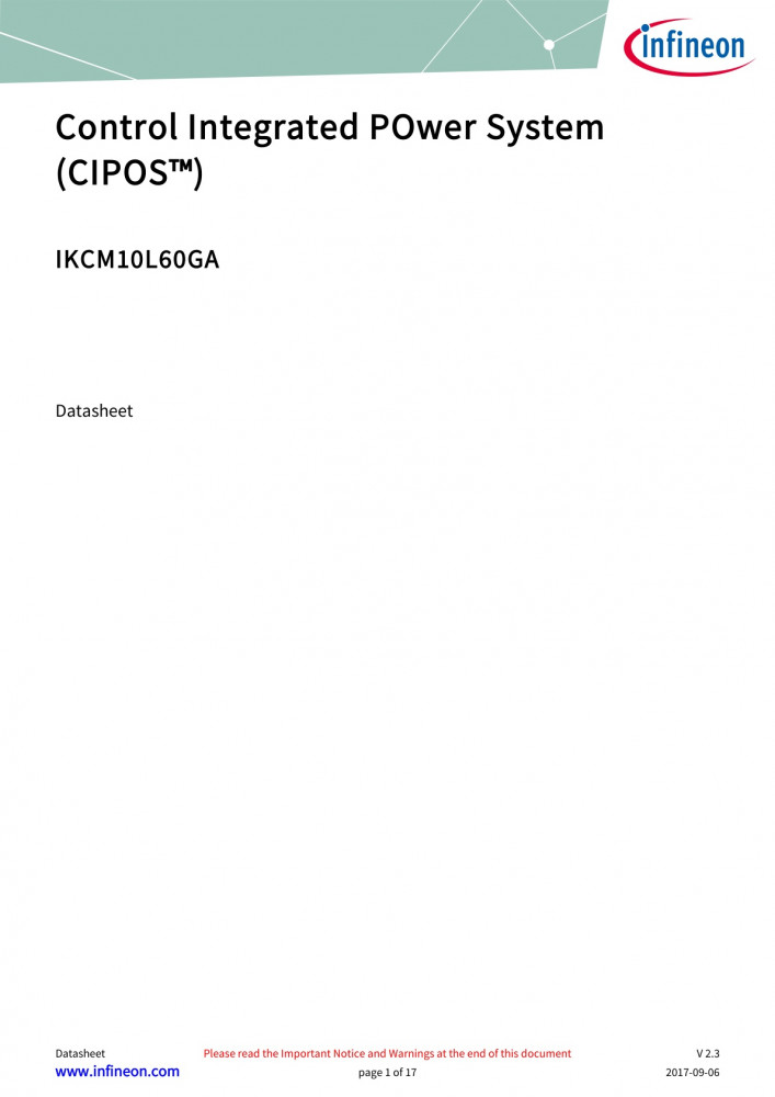 IKCM10L60GA datasheet page 1
