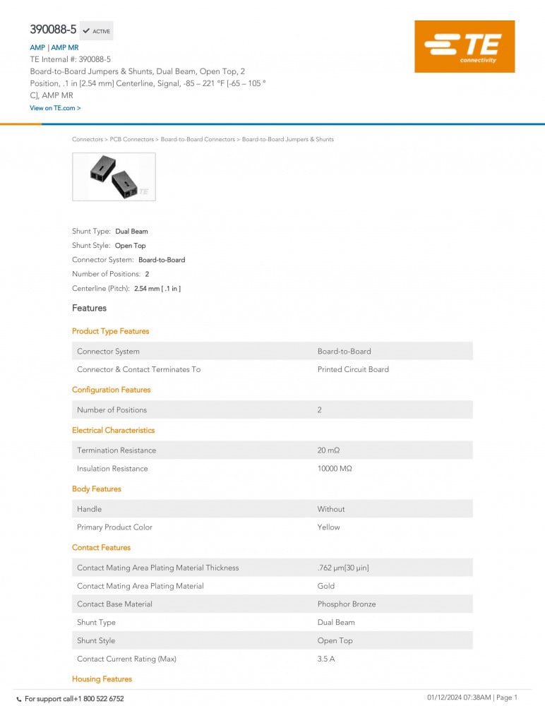 390088-5 technical document page 1