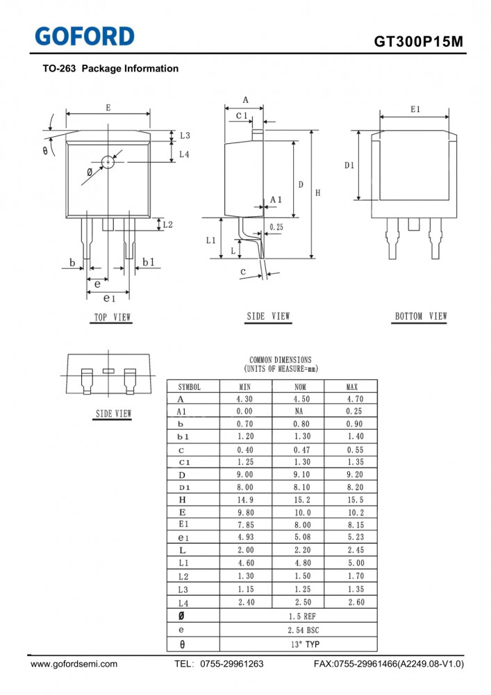 GT300P15M datasheet page 6