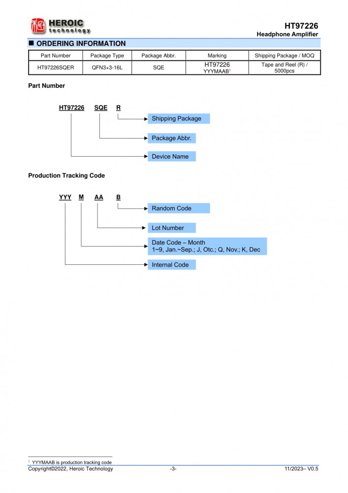 HT97226SQER datasheet page 3