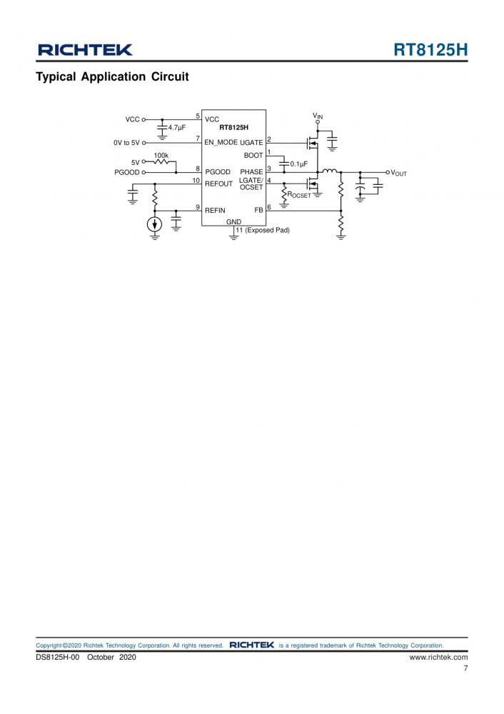 RT8125H datasheet page 7