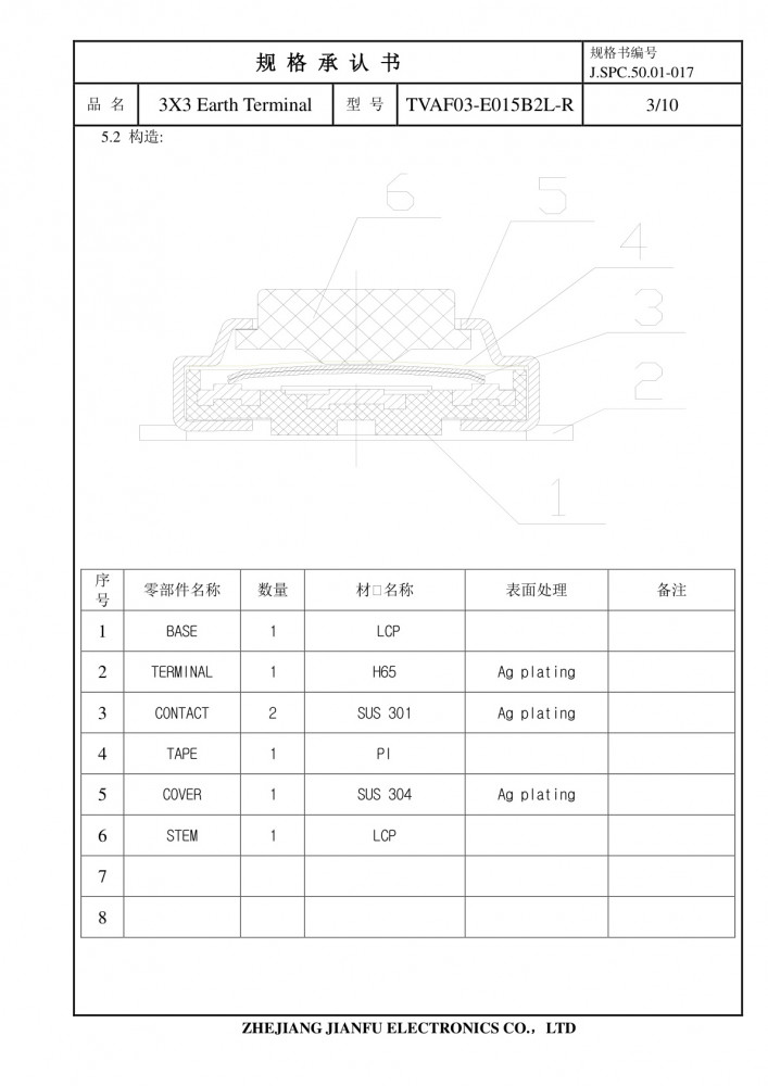 TVAF03-E015B2L-R specification page 4