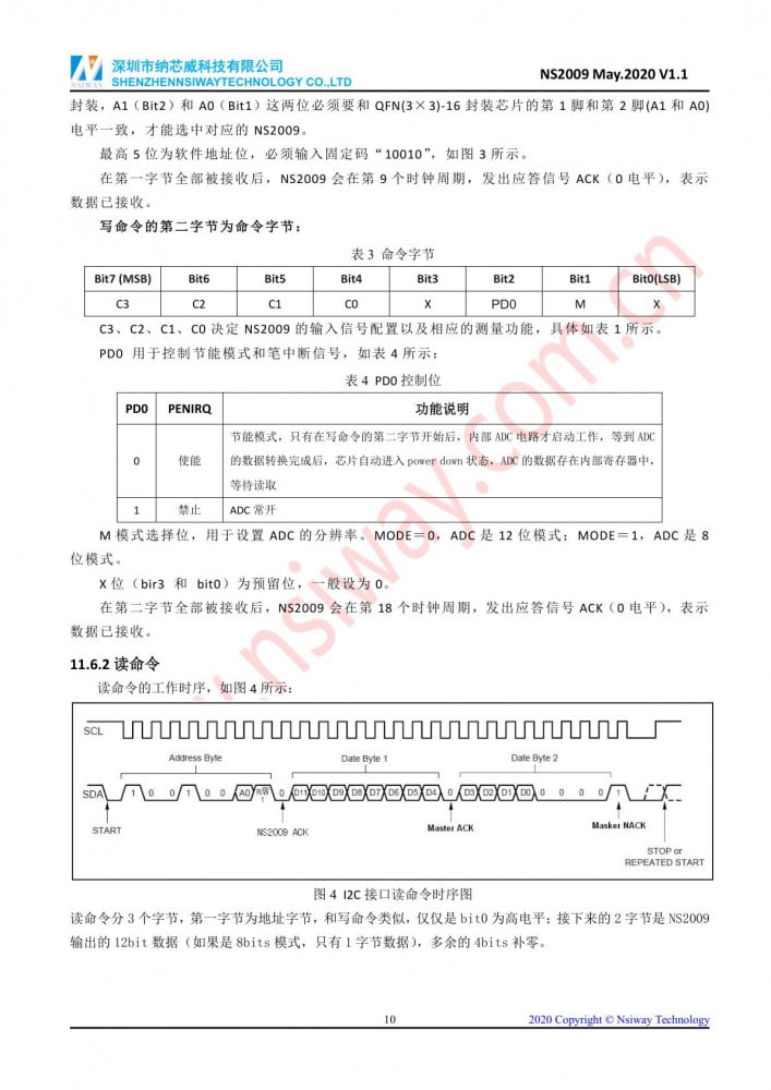 NS2009 datasheet page 10