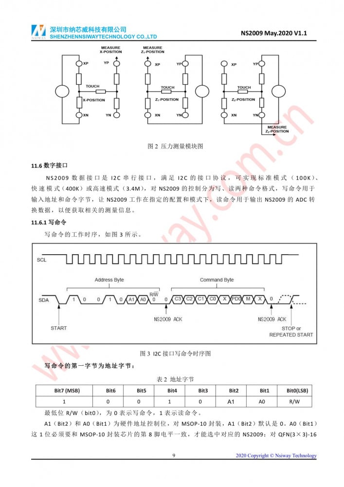 NS2009 datasheet page 9