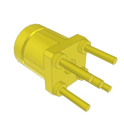 Samtec GPPB-PF-1-02-EG-ST-SM-1N Coaxial Connector RF Assembly