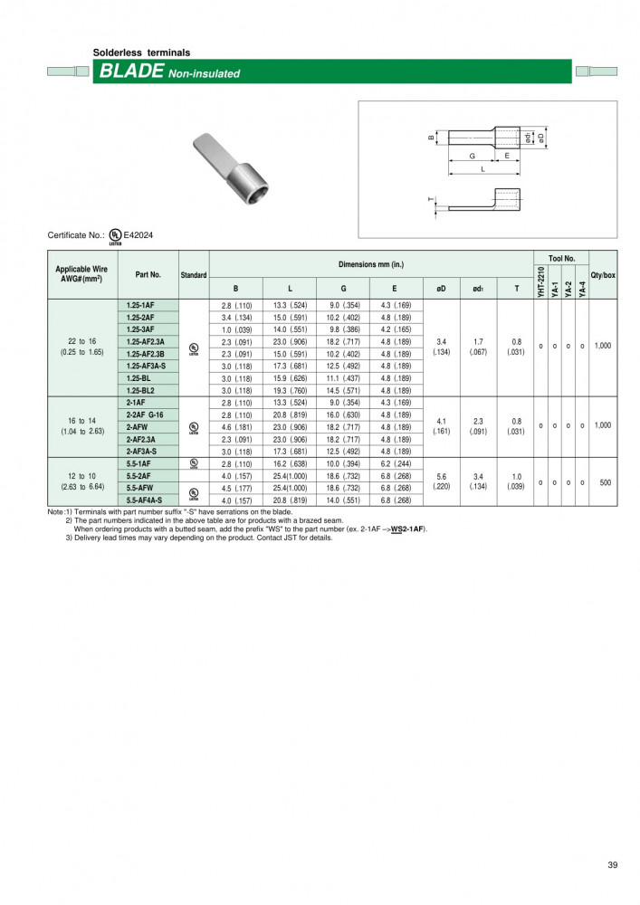 JST 2-1AF documentation page 1