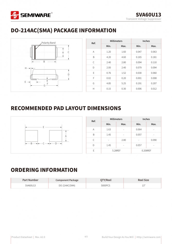 SVA60U13 technical document page 4