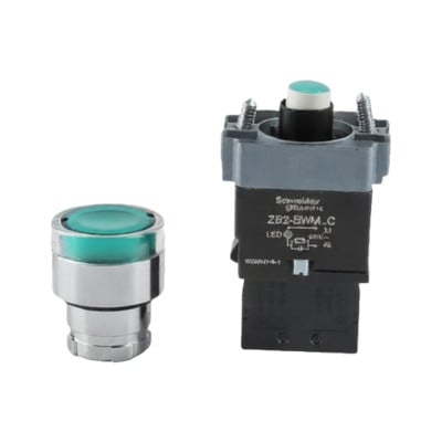 Schneider XB2-BA3311C (ZB2BZ101C + ZB2BA331C) Pushbutton Switch