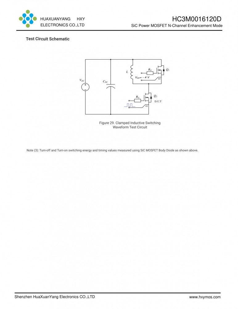 HC3M0016120D datasheet page 9