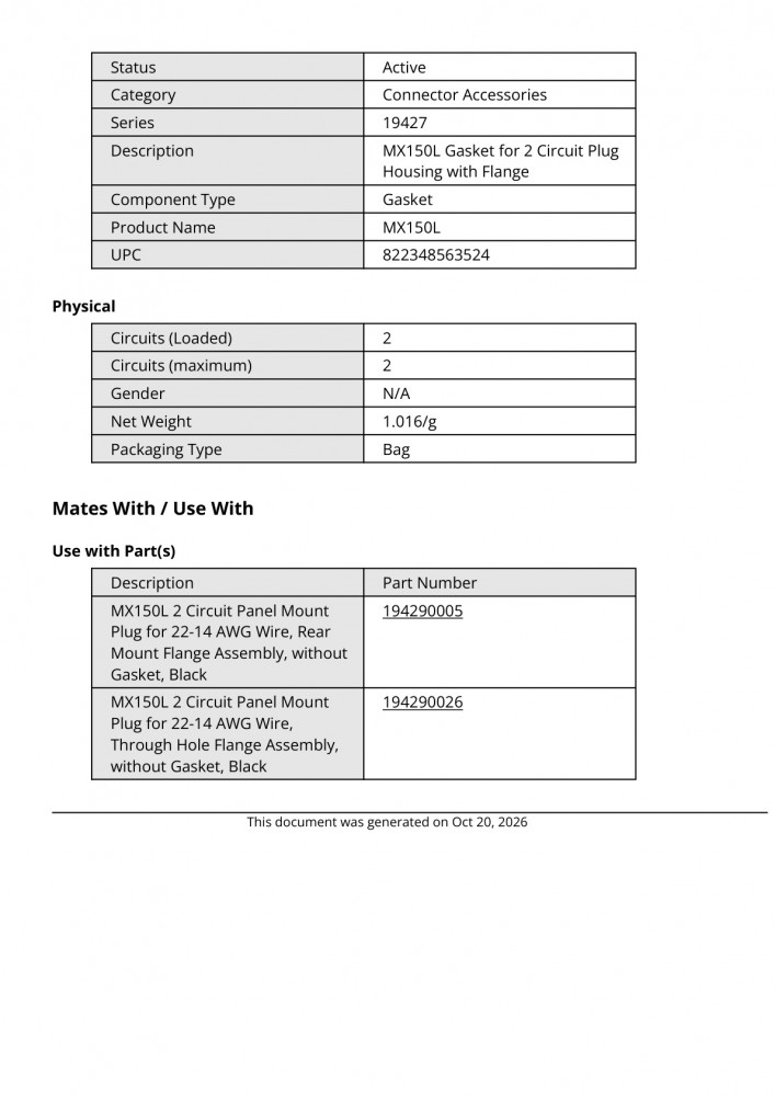 Product document image, page 2