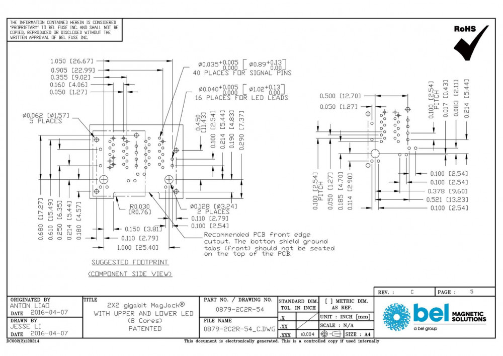 0879-2C2R-54 technical drawing page 4