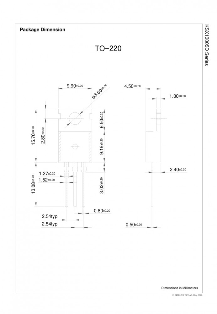 KSU13005D datasheet page 4