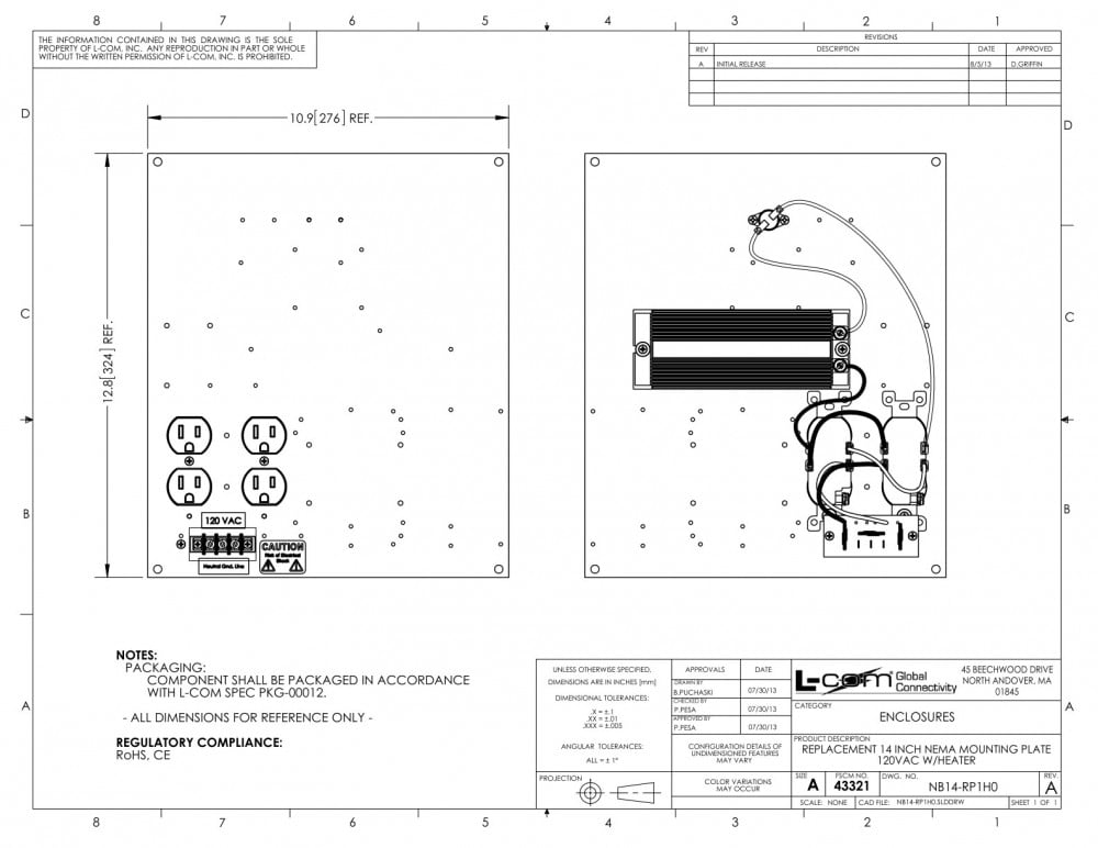 NB14-RP1H0 technical document page
