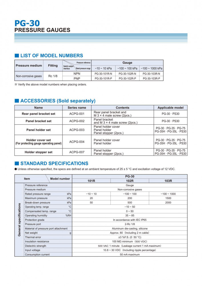 PG-30 technical document page 2