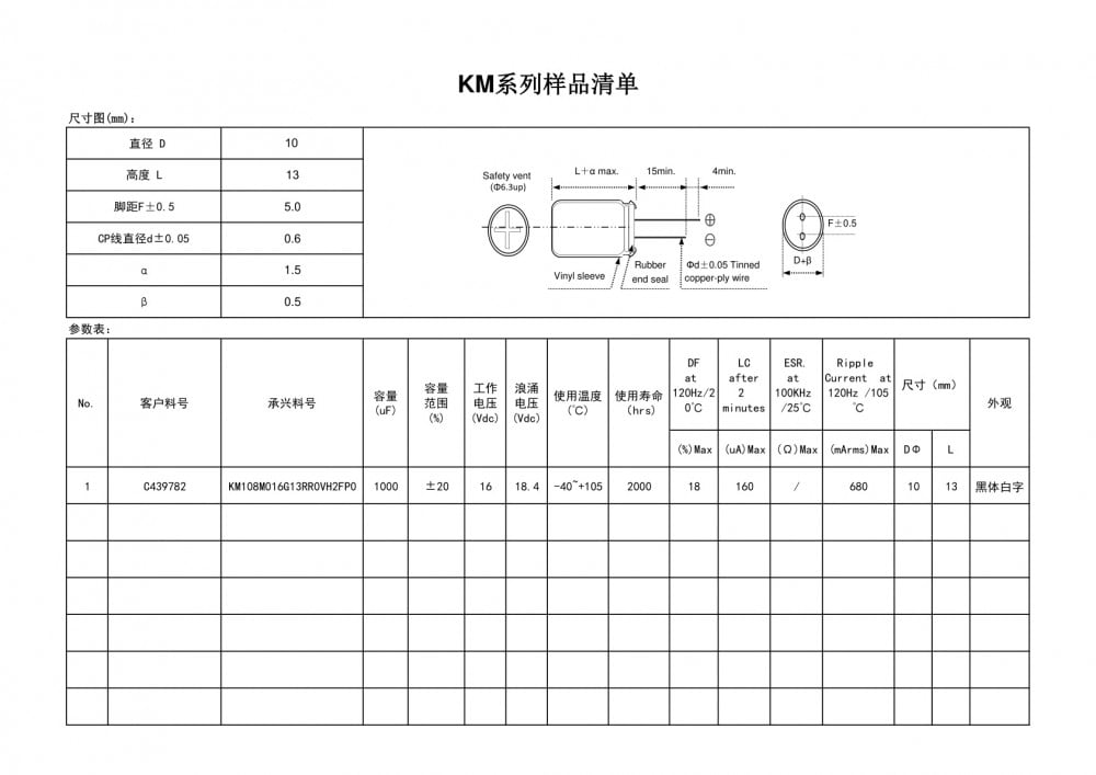 Chengx KM capacitor document page 6