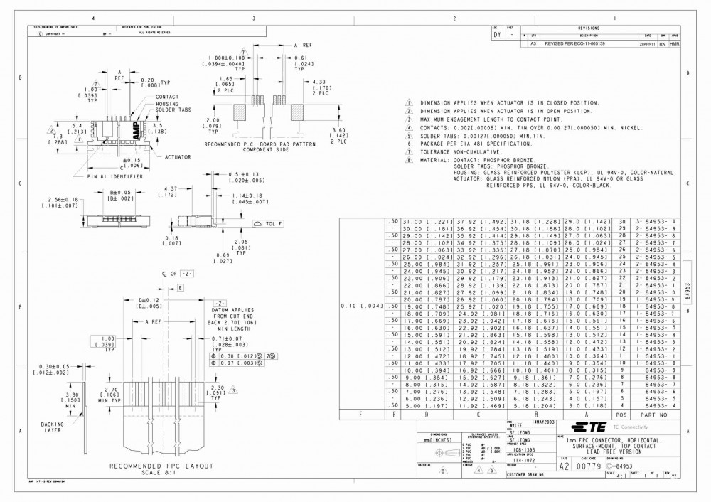 TE Connectivity 1-84953-7 technical drawing