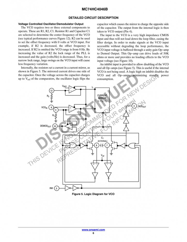 MC74HC4046B datasheet page 6