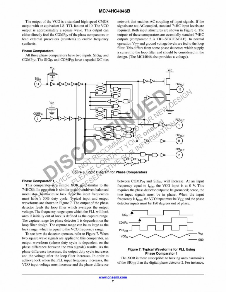 MC74HC4046B datasheet page 7