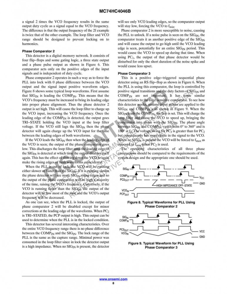 MC74HC4046B datasheet page 8