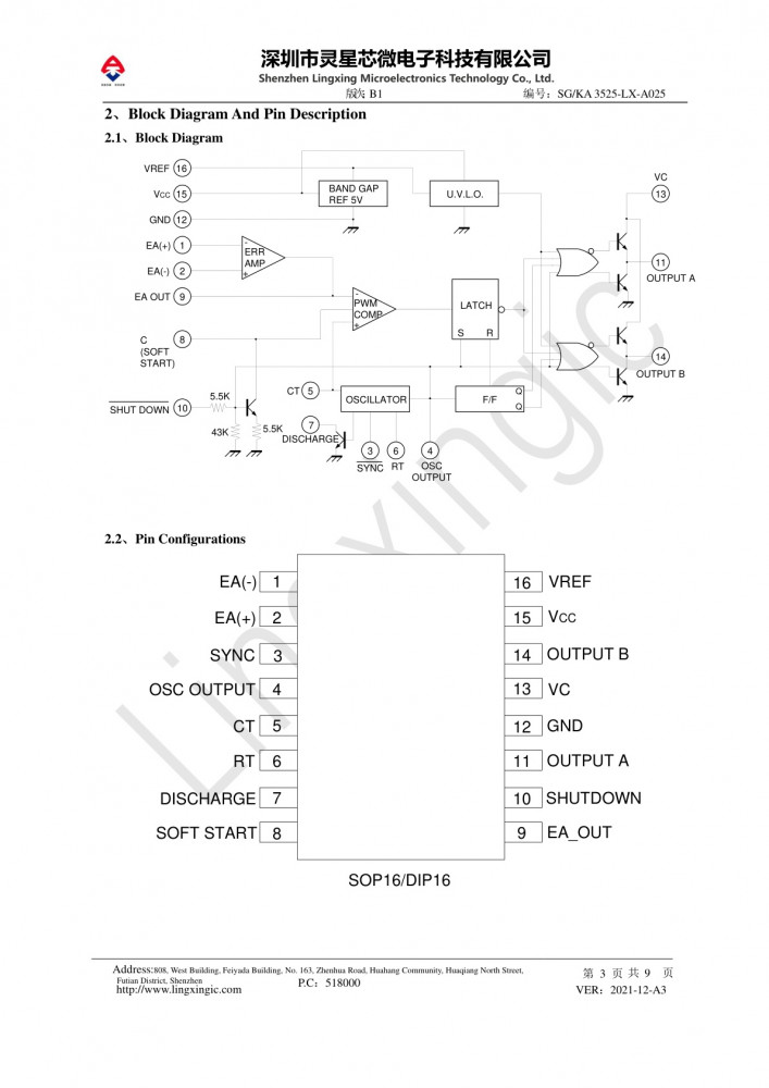 KA3525A(LX) datasheet page 3