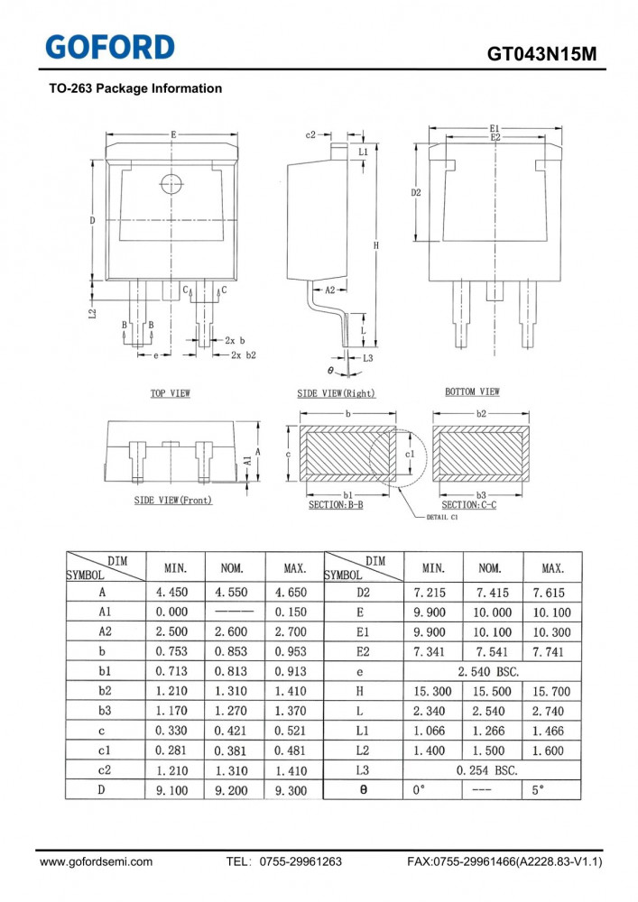 GT043N15M datasheet page 6