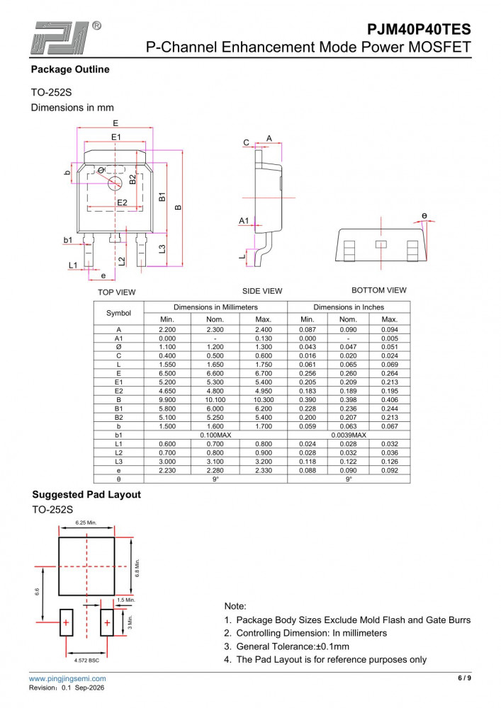 PJM40P40TES datasheet page 6