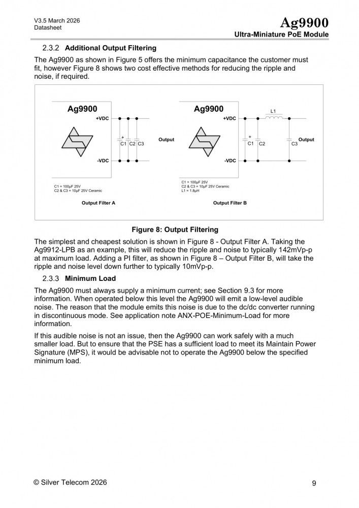 Ag9900 datasheet page 9