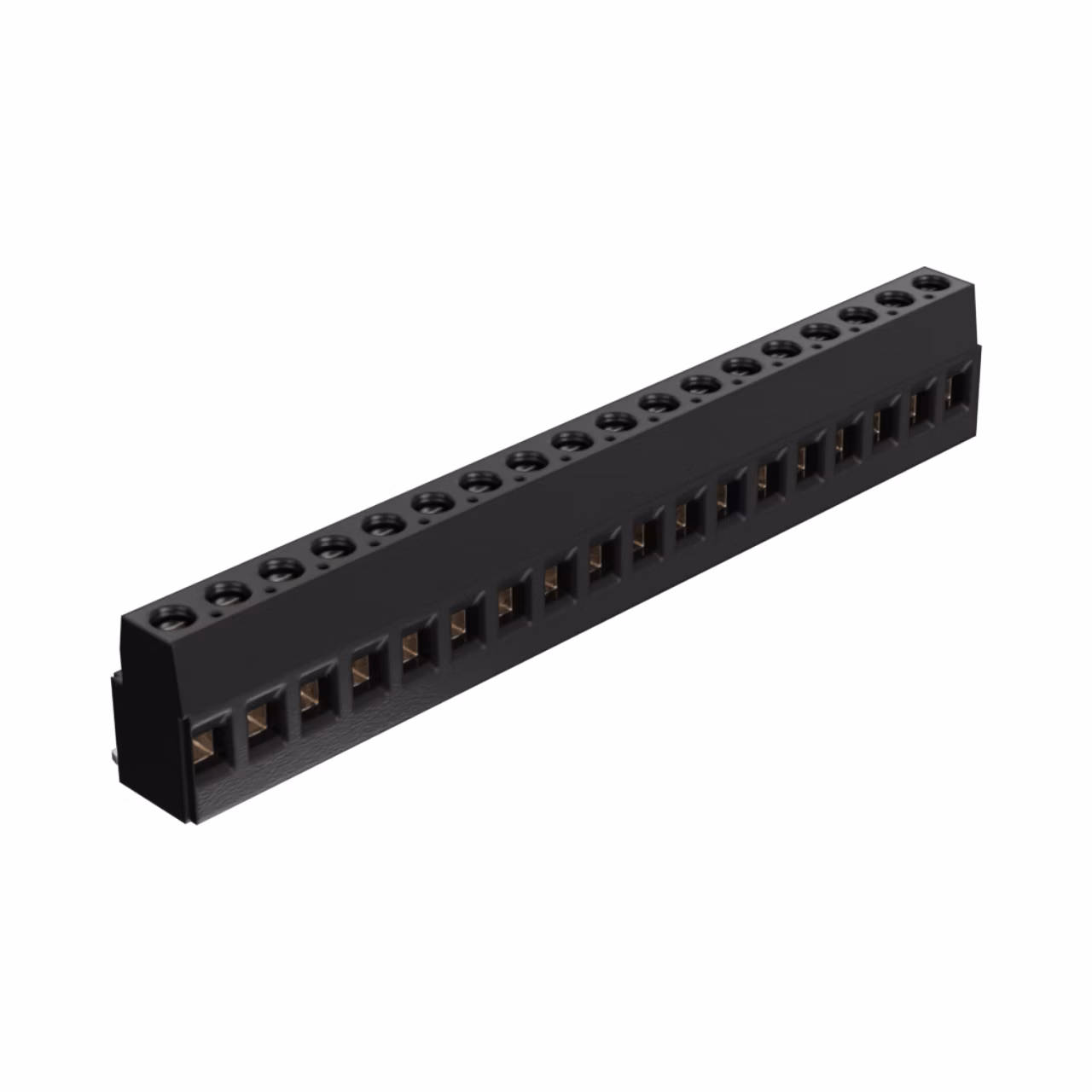5.08mm Pitch Horizontal Fixed Mount PCB Terminal Block, 18 Circuits for sale