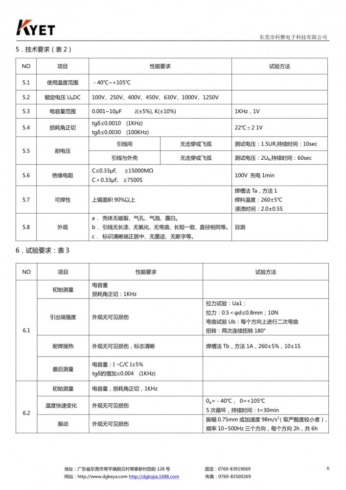 KYET MPB105K2S1502 document page 6