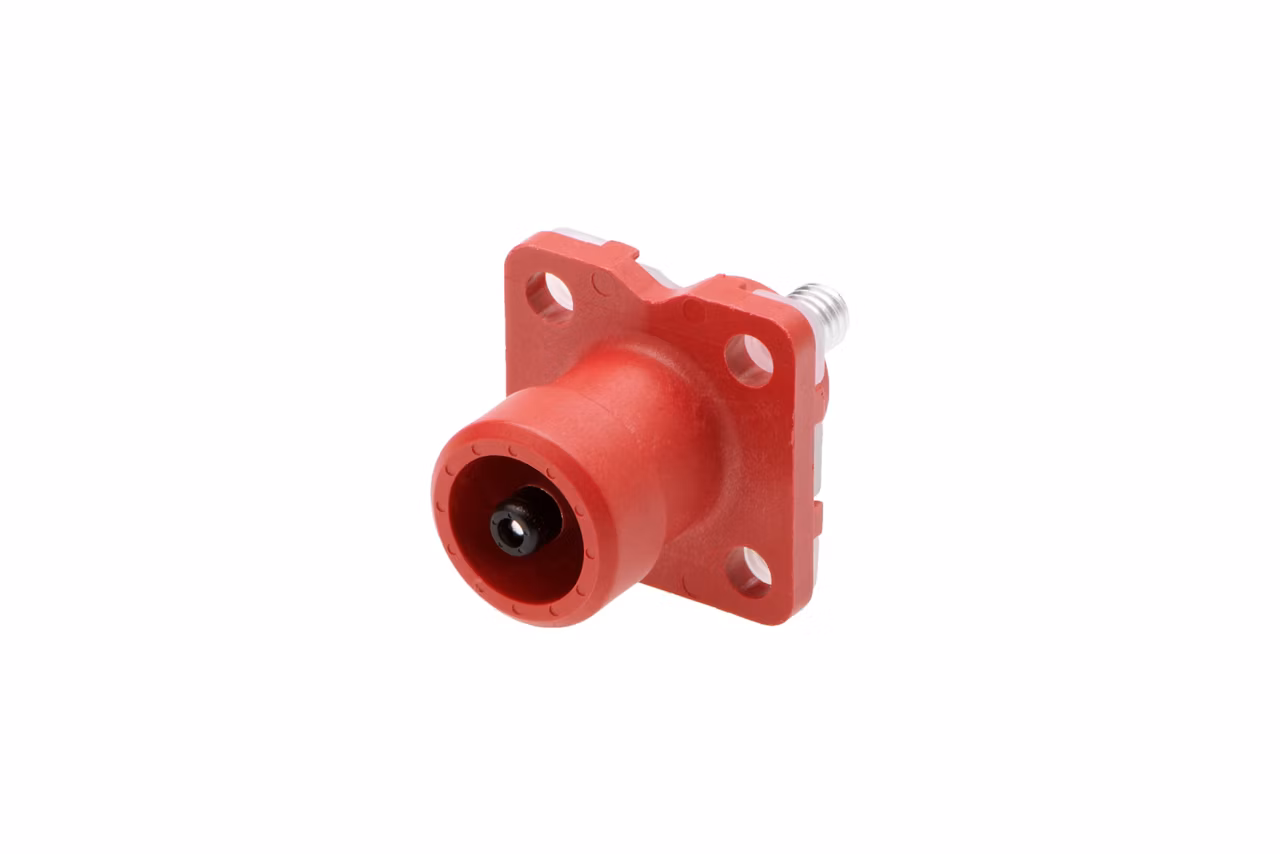SideWize 3.40mm, 1-circuit, Red Bulkhead Connector, Threaded, Tray for sale