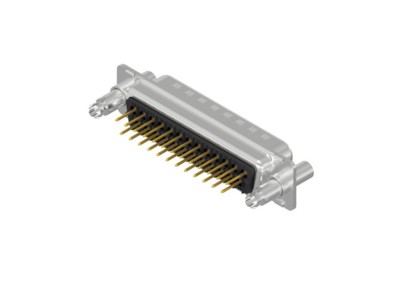 D-SUB Standard • 50-pos. • Plug • Solder pin straight • Threaded rear spacer • Quality class 3 • UNC 4-40