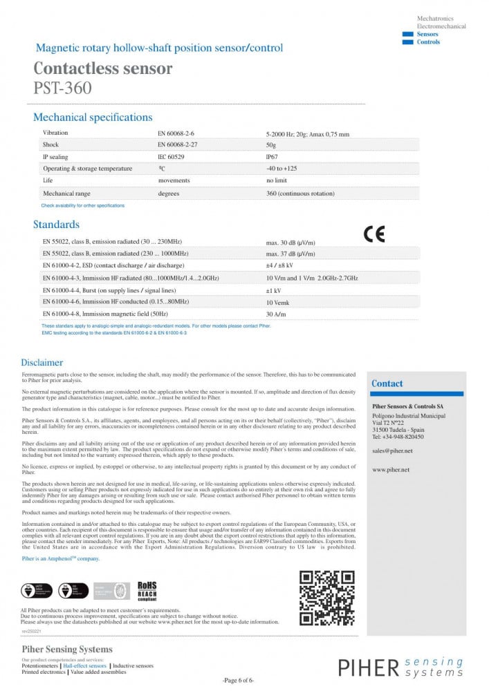 PST-360 technical document page 6