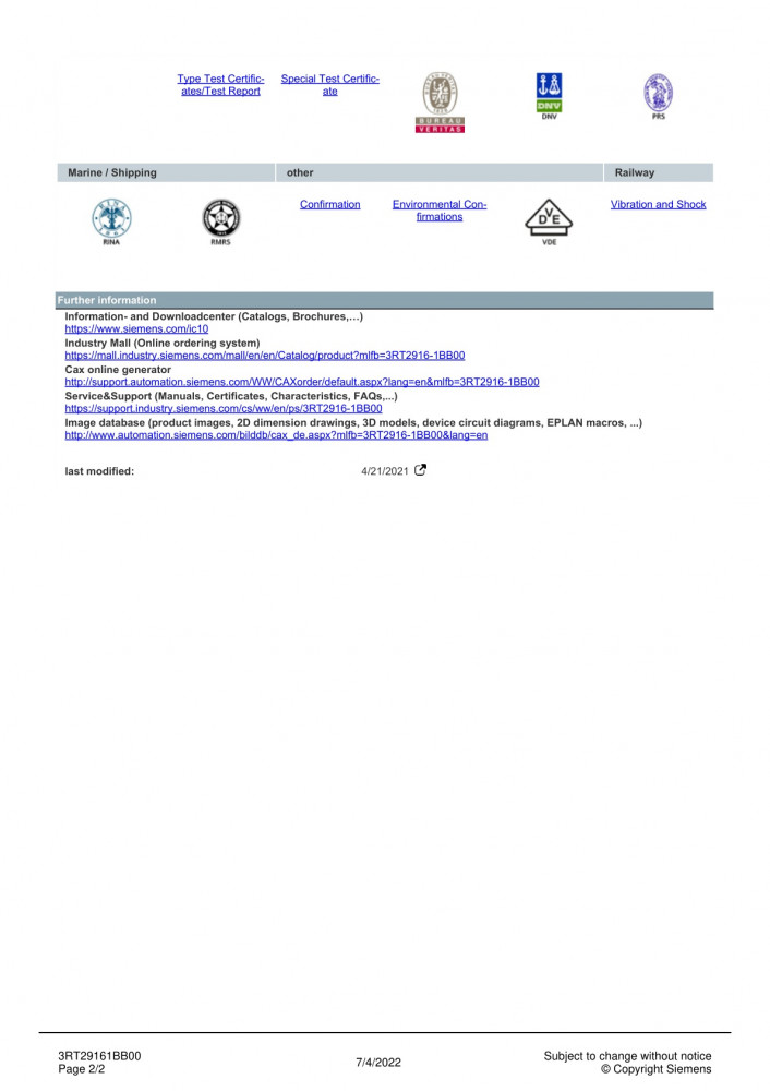 Technical document page 2 for the surge suppressor