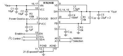 RT6283B - 3A, 30V, 500kHz Synchronous Step-Down Converter