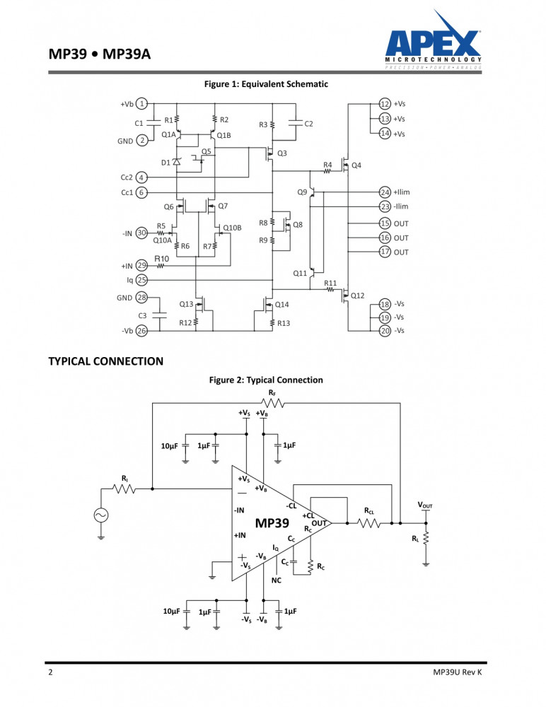 MP39CLA datasheet page 2