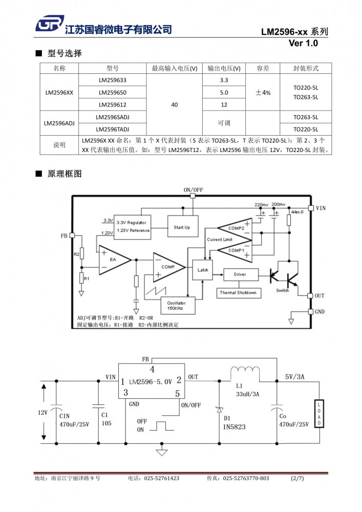 LM2596 series datasheet page 2