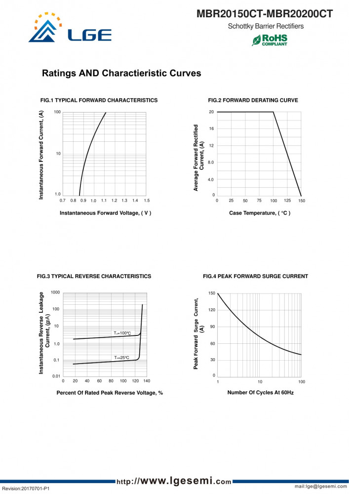 MBR20200CT datasheet page 2